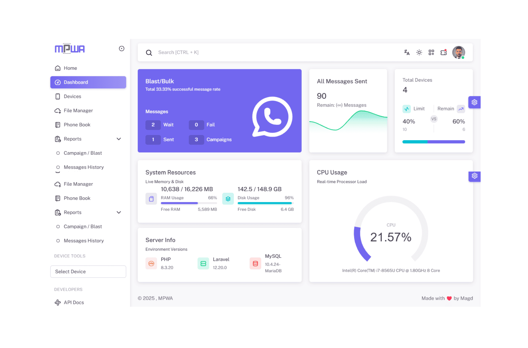 WaBot Multi device version